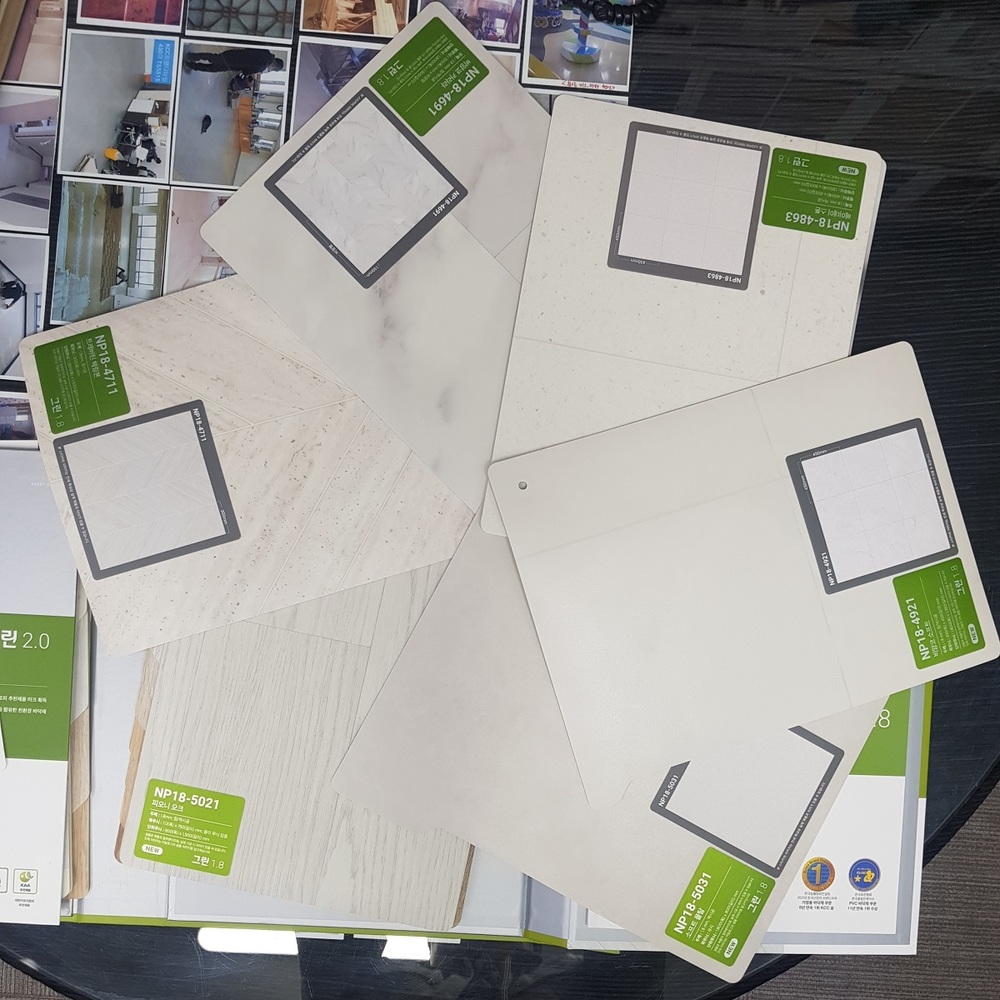 KCC친환경우드륨장판1.8T두께,1.8폭,롤35M (*편백오일함유/아토피협회인증/미끄럼방지 KCC아산공장자체생산 친환경장판! 일반주택/기숙사/아파트등..이음매절취용착시공및 일반겹치