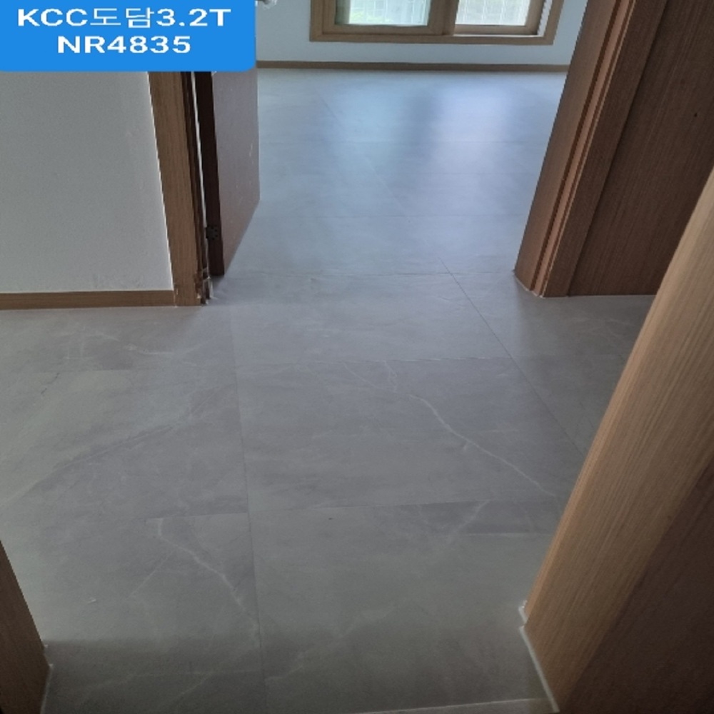 KCC도담3.2T 유레카화이트 사이즈1.8폭.롤23M.12.7평 *반려동물바닥재/논슬립코팅/쿠션장판 (*KCC아산공장자체생산 친환경장판! 자가주택/기숙사/아파트등..이음매절취용착