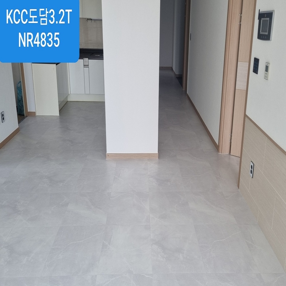 KCC도담3.2T 유레카화이트 사이즈1.8폭.롤23M.12.7평 *반려동물바닥재/논슬립코팅/쿠션장판 (*KCC아산공장자체생산 친환경장판! 자가주택/기숙사/아파트등..이음매절취용착